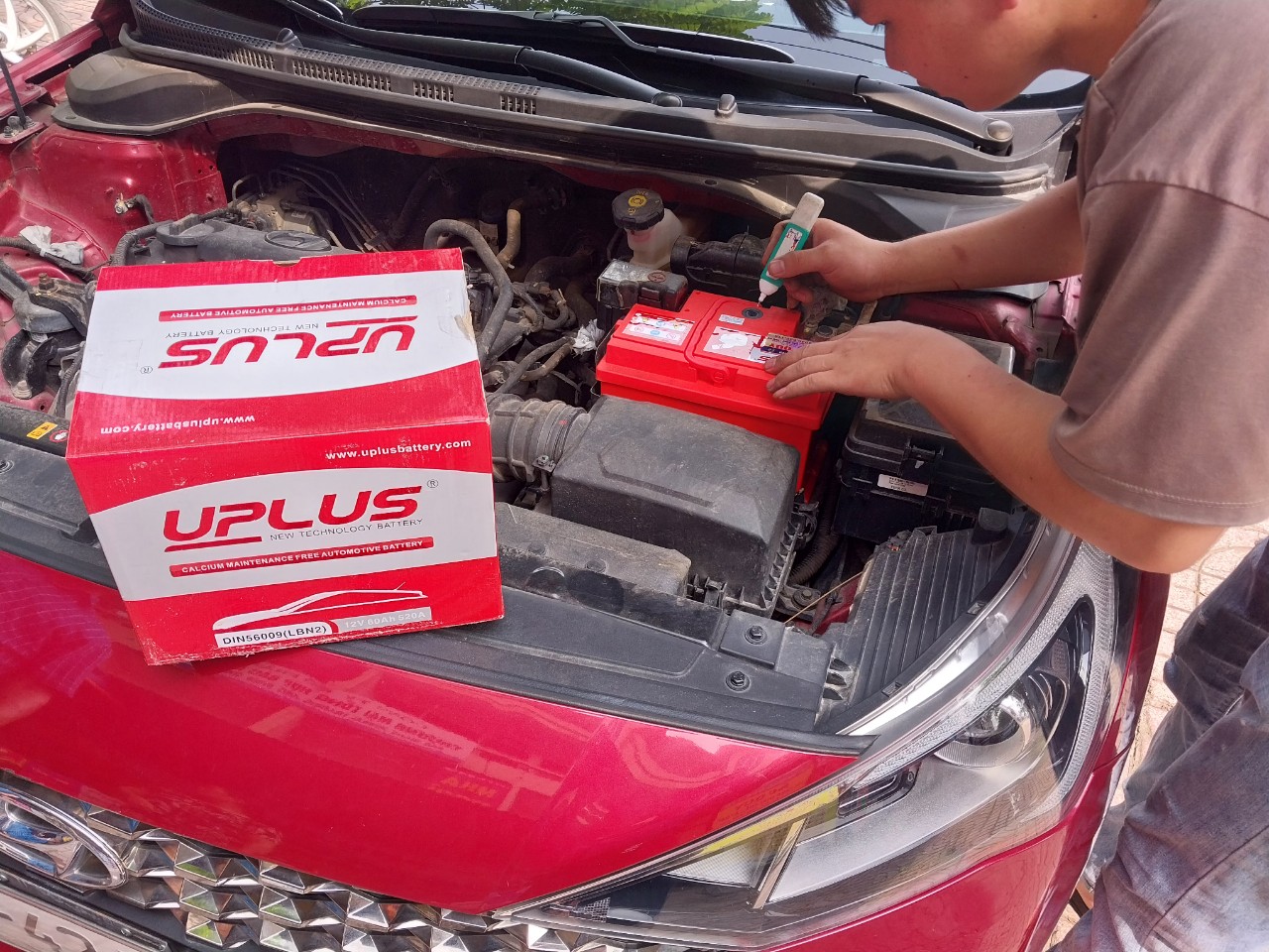 Ắc quy Uplus DIN60044 (DIN100)